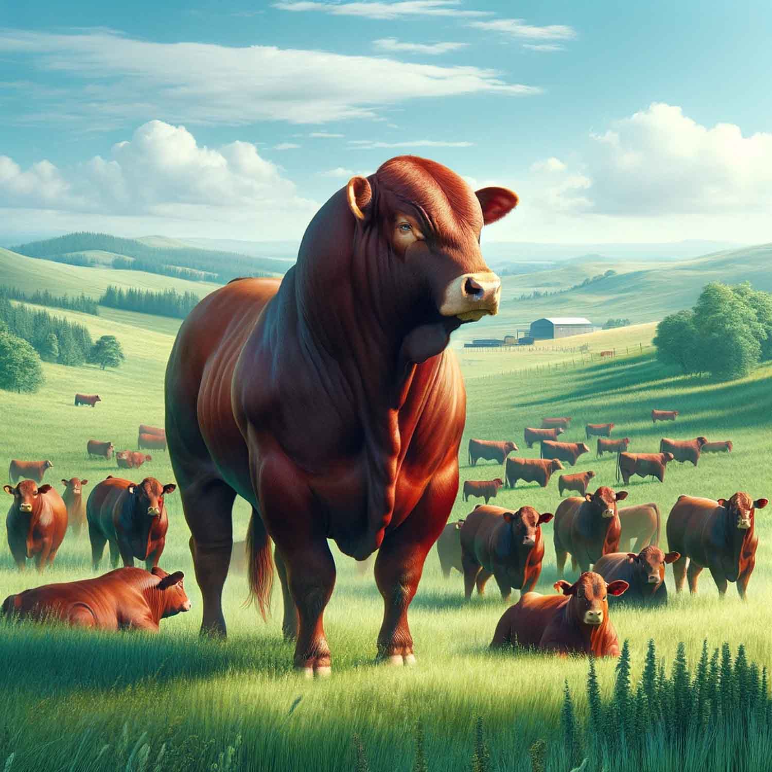 Red Angus Excellence: Your Guide to the 2024 Bull Sale - Young Red Angus